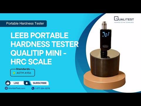 Durómetro portátil Leeb QualiTip Mini - Escala HRC | Worldoftest